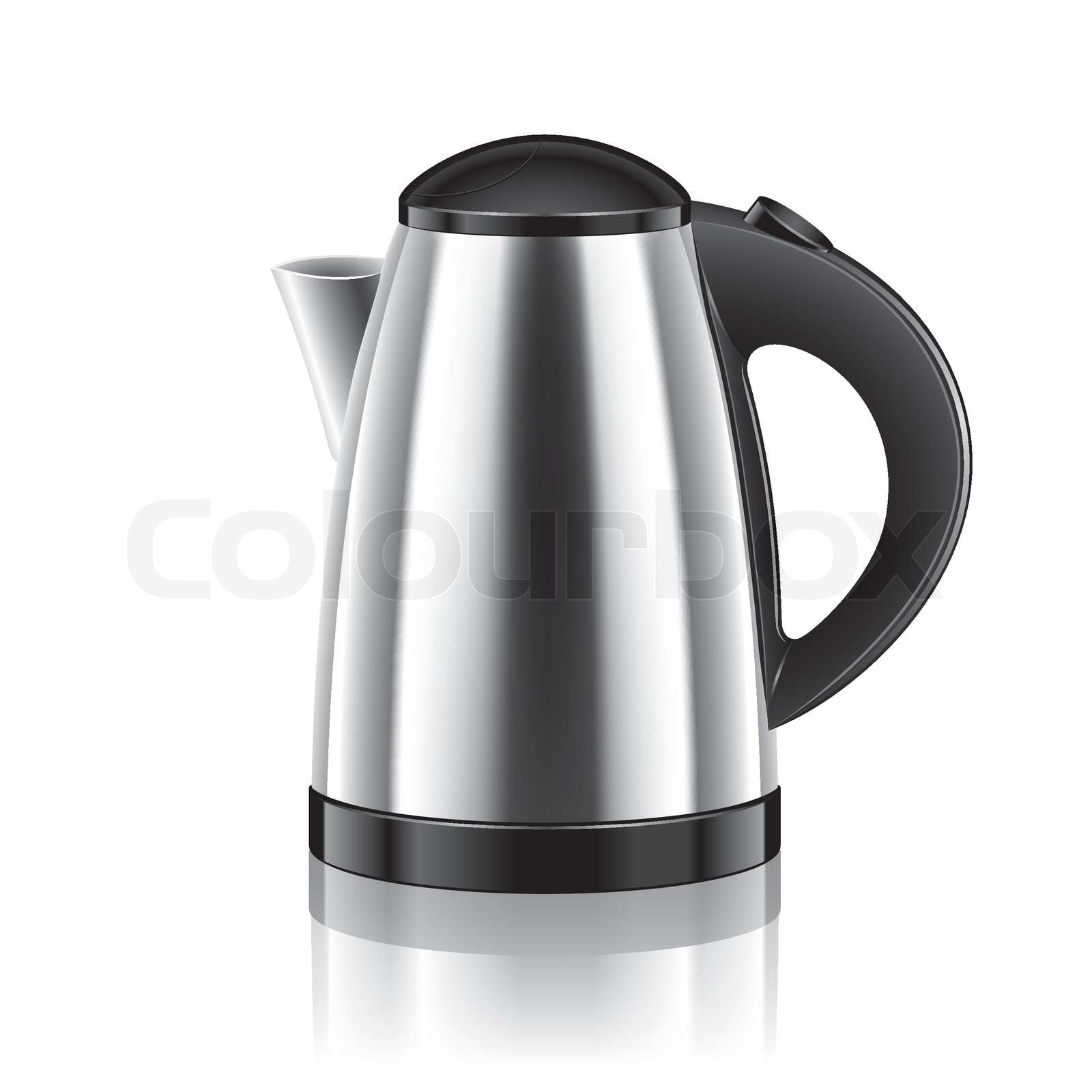 Electric kettle vector illustration | Stock vector | Colourbox