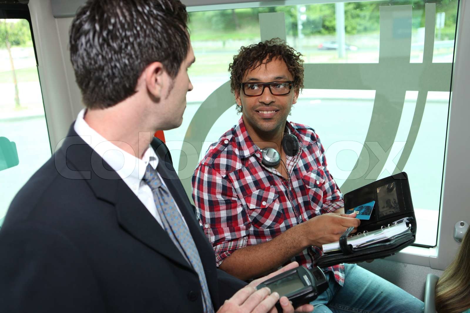 Ticket inspector | Stock image | Colourbox