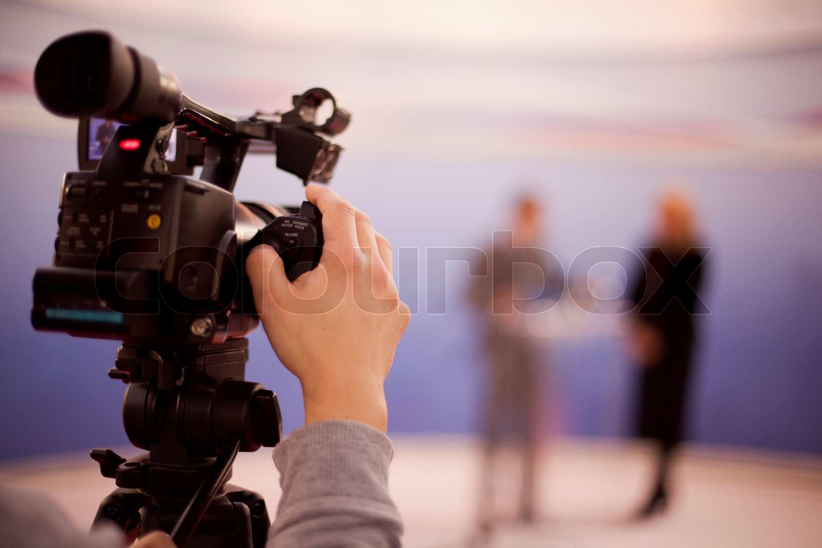 TV broadcasting | Stock image | Colourbox