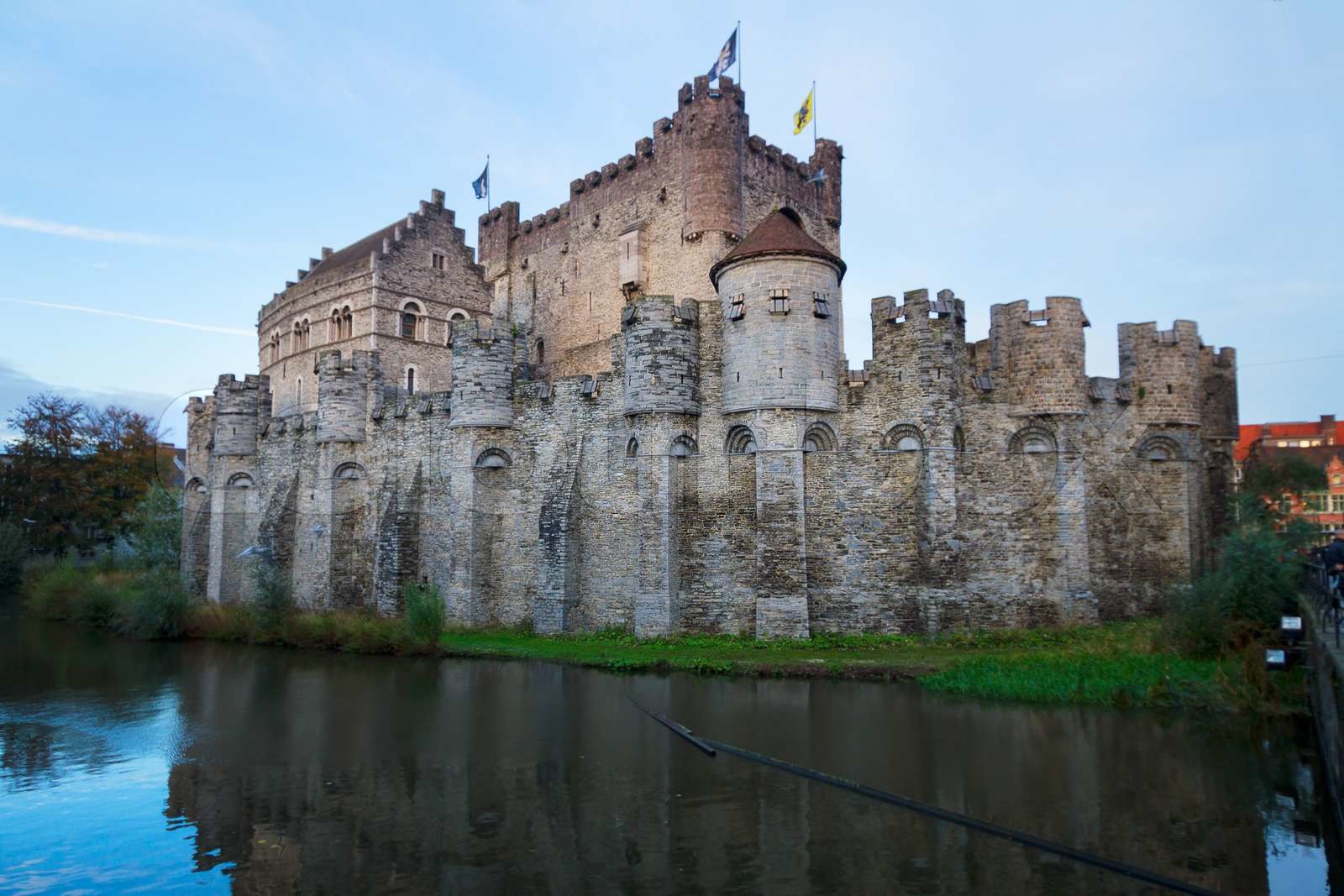 old Gravensteen castle, Ghent | Stock image | Colourbox