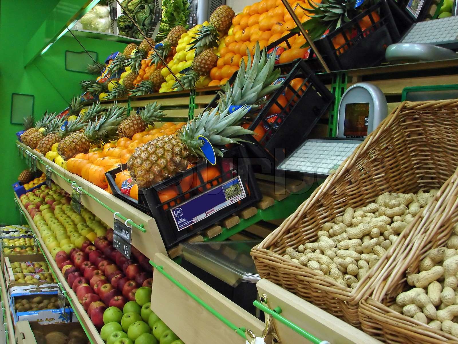 fruits in supermarket | Stock image | Colourbox