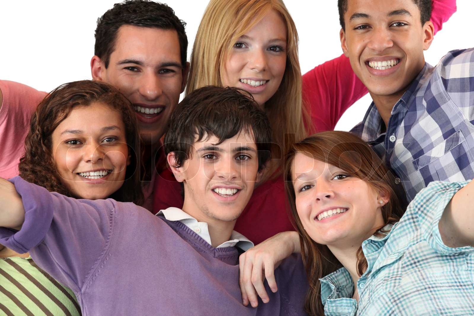 Group of young people | Stock image | Colourbox