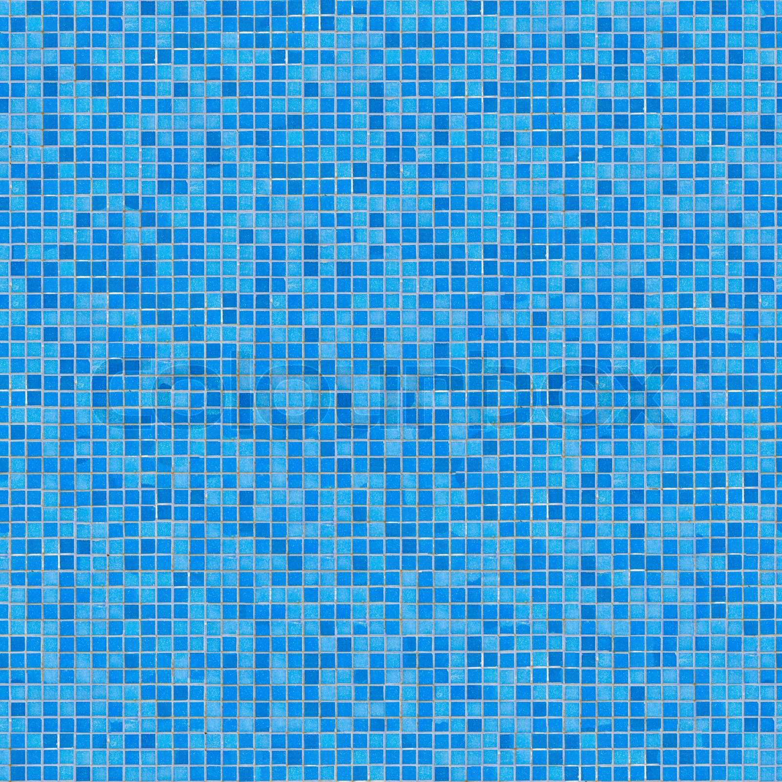 Blue Ceramic Mosaic. Seamless Tileable Texture. | Stock image | Colourbox