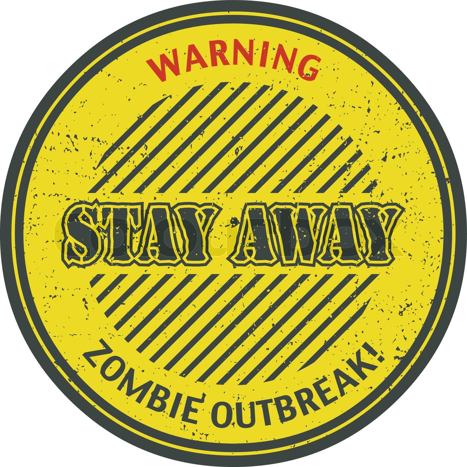 Zombie Outbreak. Hand drawn. Vector Eps8 | Stock vector | Colourbox