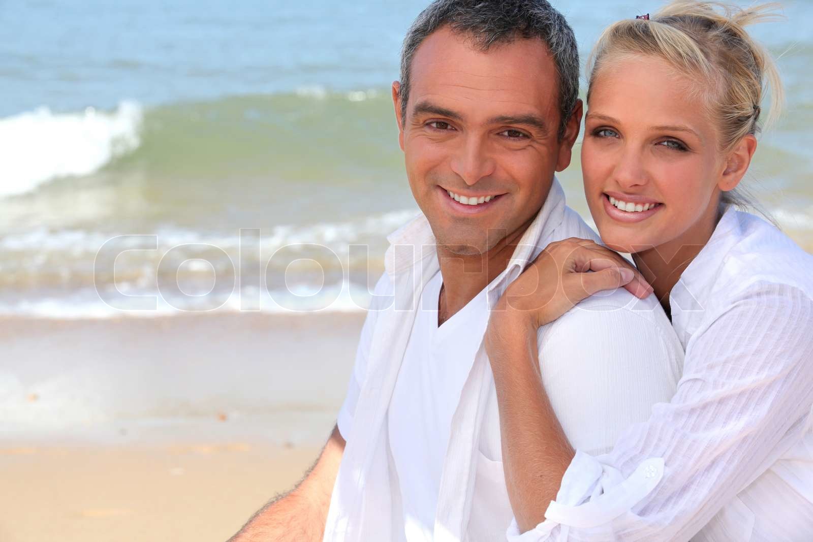 Couple by the sea | Stock image | Colourbox