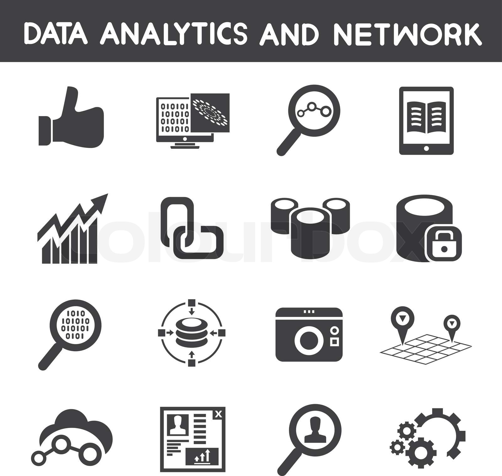 Analytics Icon Black