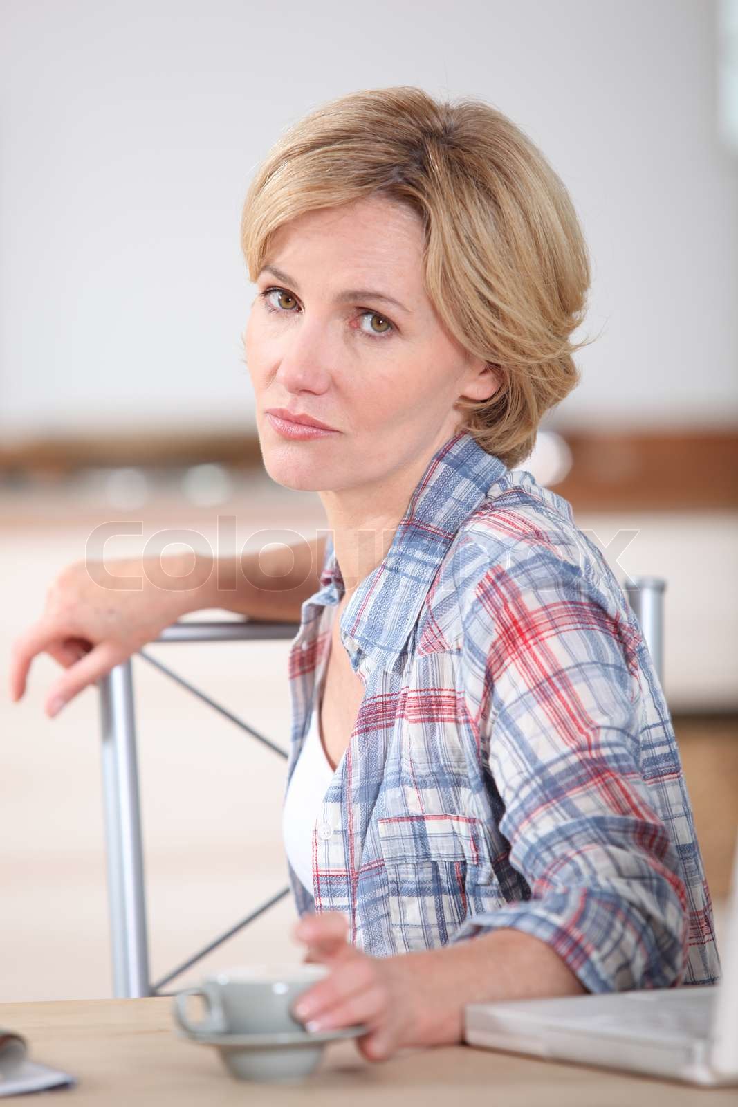 Woman looking sad | Stock image | Colourbox