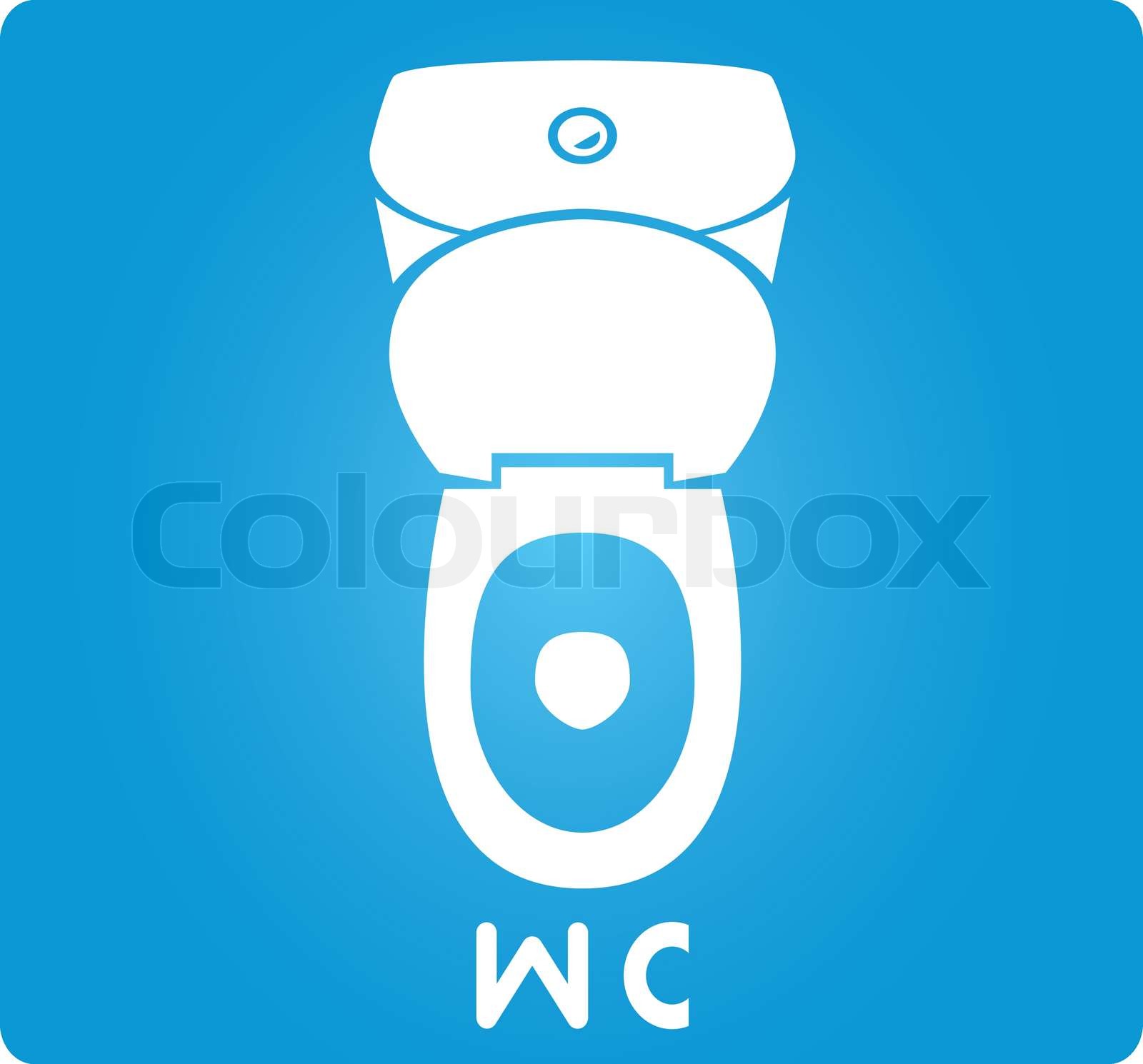 WC WC-Zeichen | Stock-Vektor | Colourbox