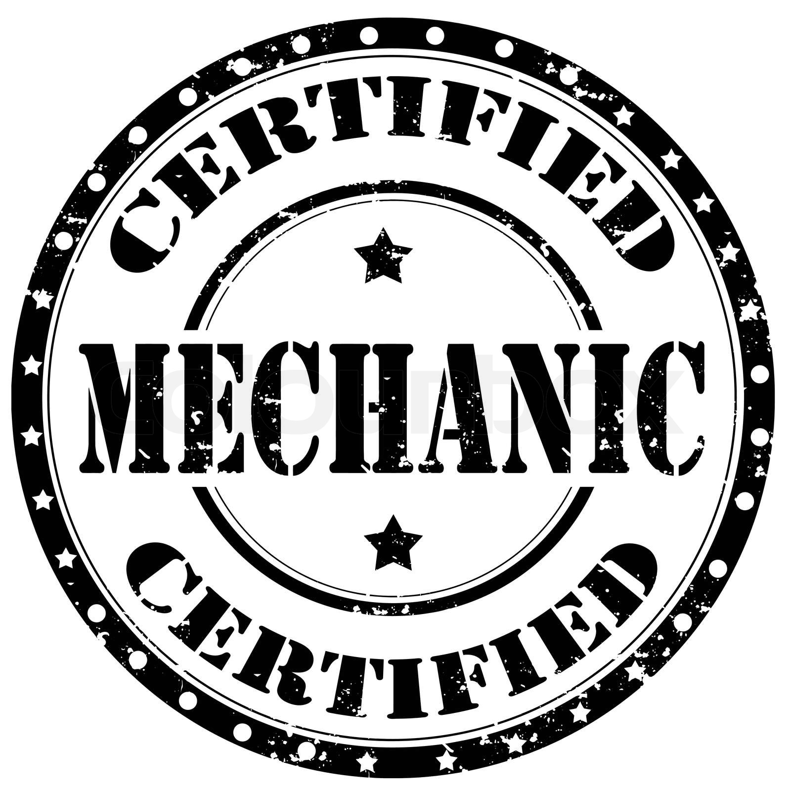 Mechanic-stamp | Stock vector | Colourbox