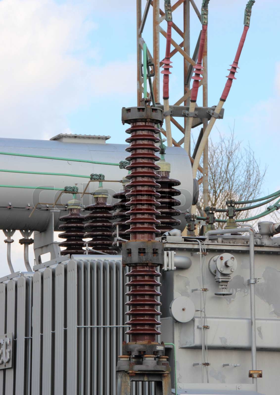 Transformator station | Stock foto | Colourbox