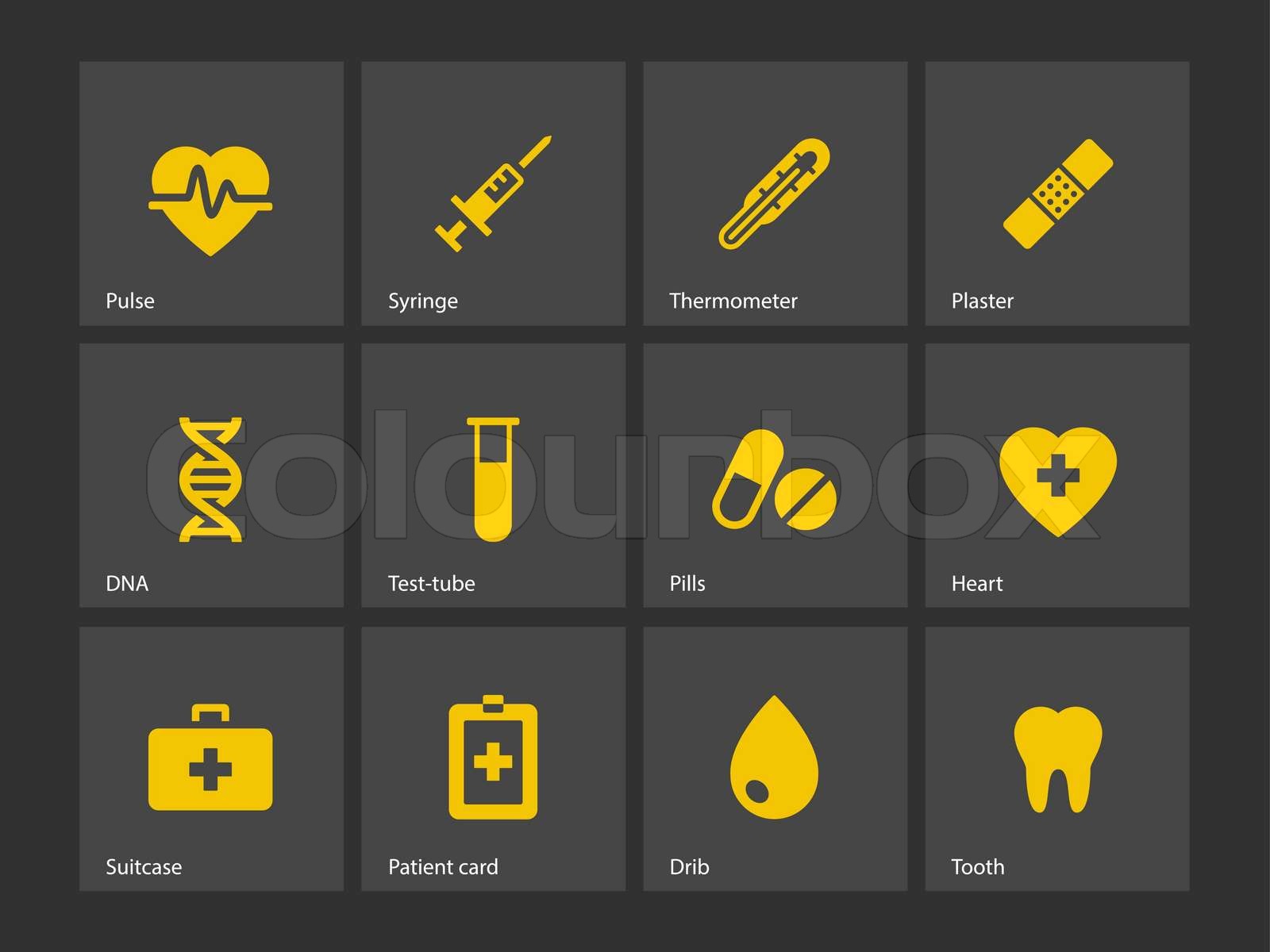 Medical icons. | Stock vector | Colourbox