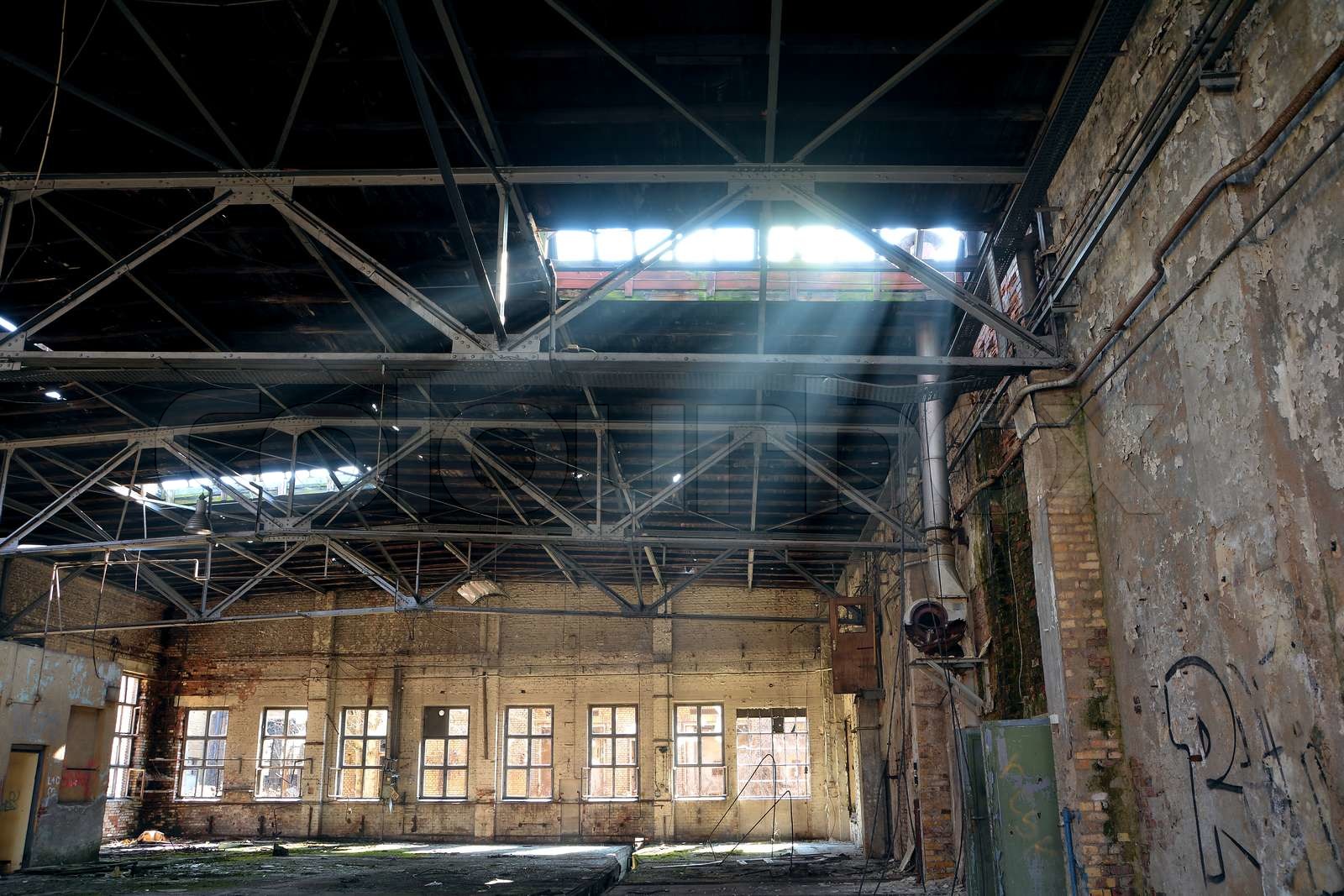 Factory hall | Stock image | Colourbox