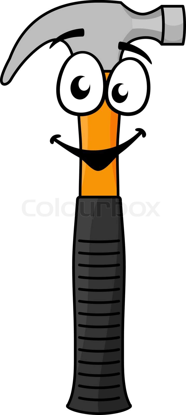 Cartoon hammer tool | Stock vector | Colourbox