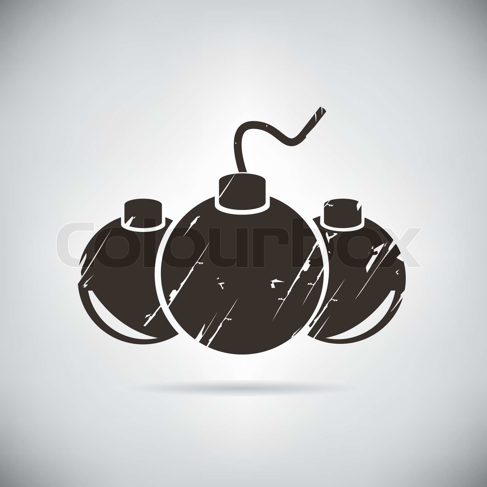 retro bomb | Stock vector | Colourbox