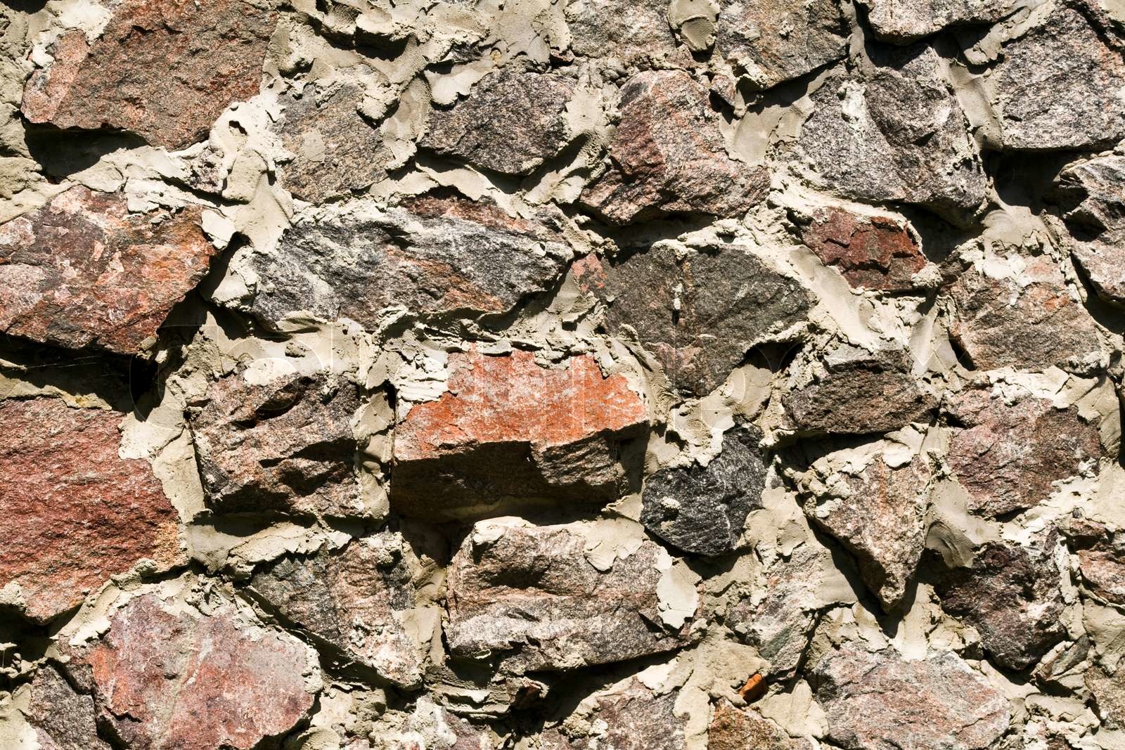 rough rubble wall | Stock image | Colourbox