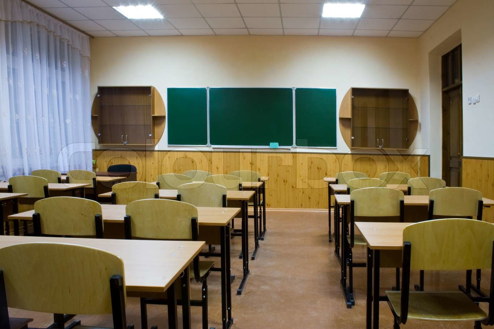 situation of school room | Stock image | Colourbox
