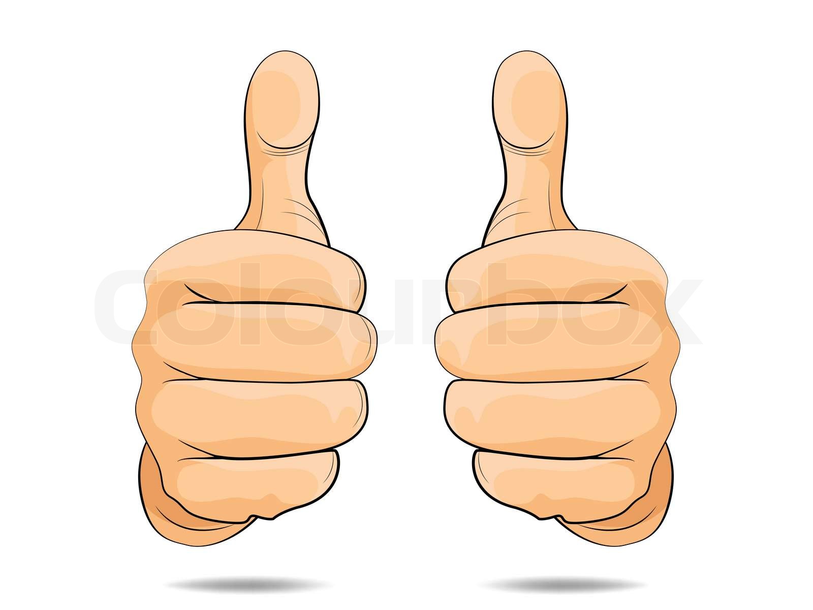 Thumb Vector | Stock vector | Colourbox