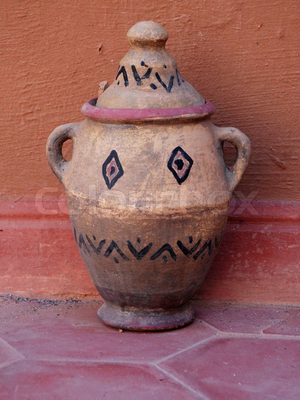 Old Traditional Moroccan Pottery | Stock image | Colourbox