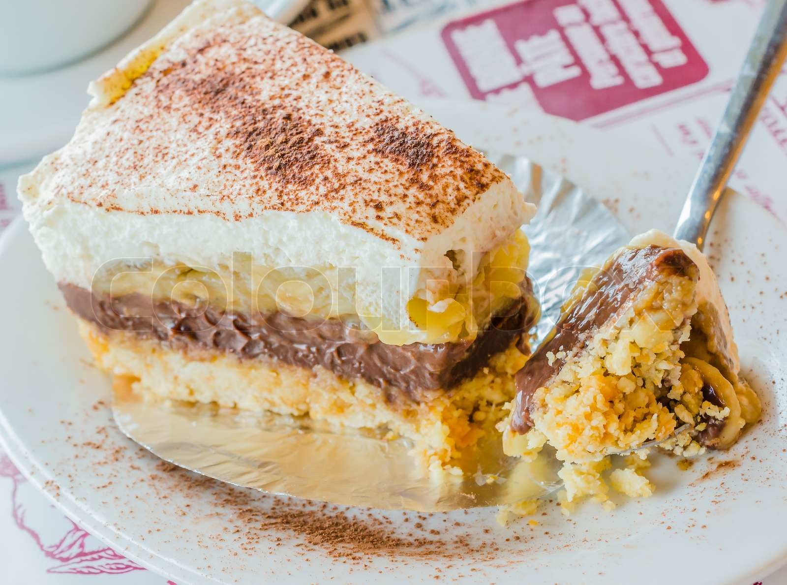 Banoffee cake | Stock image | Colourbox