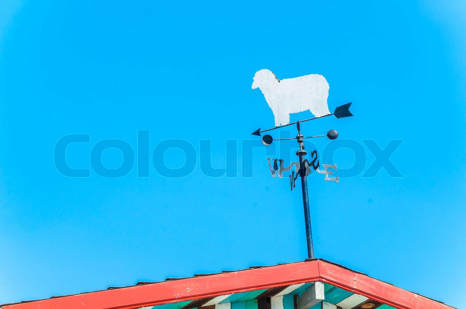 Weather vane compass | Stock image | Colourbox