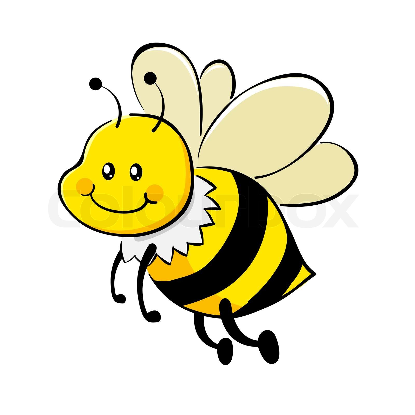Honey Bee Stock Vector Colourbox
