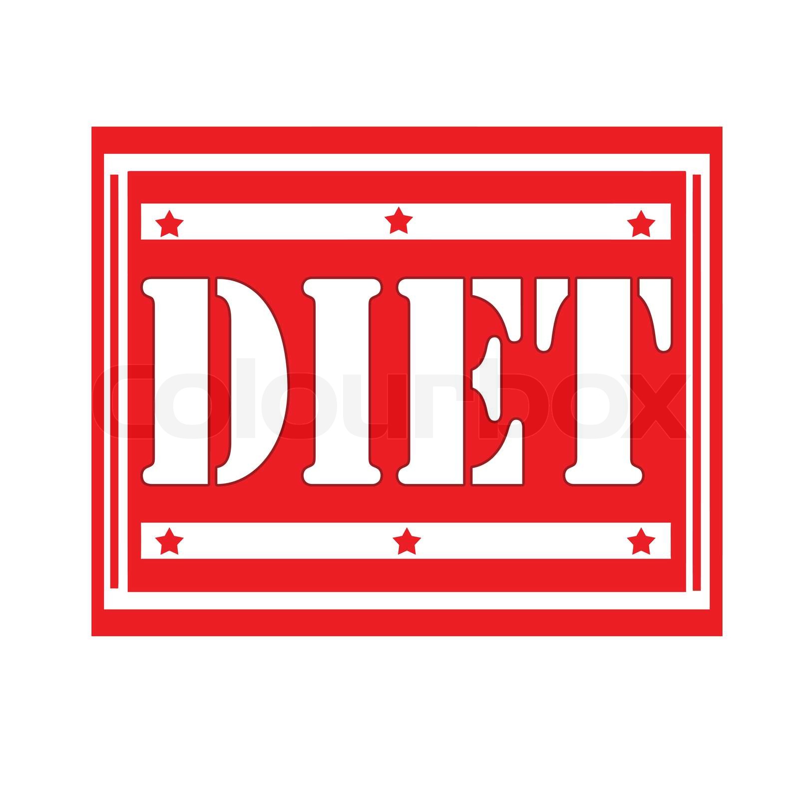 Diet Label Stock Vector Colourbox
