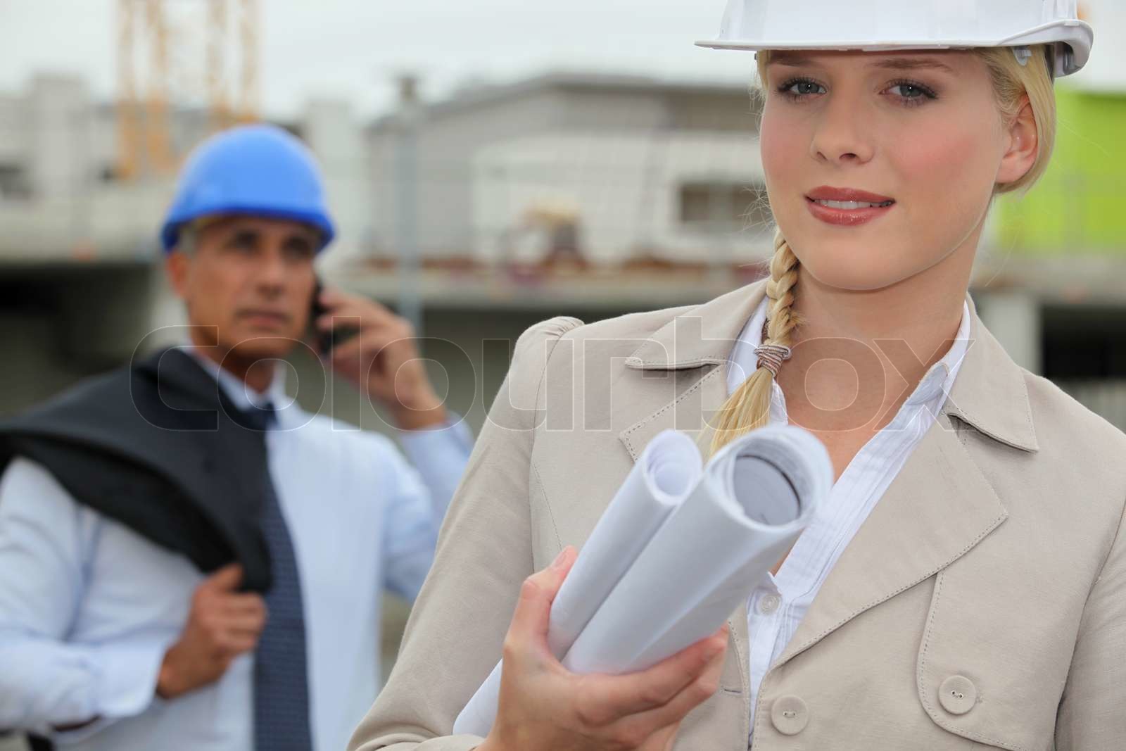 construction managers | Stock image | Colourbox