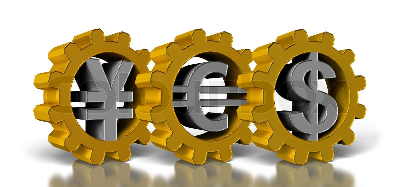 Geld-symbol | Stock Bild | Colourbox