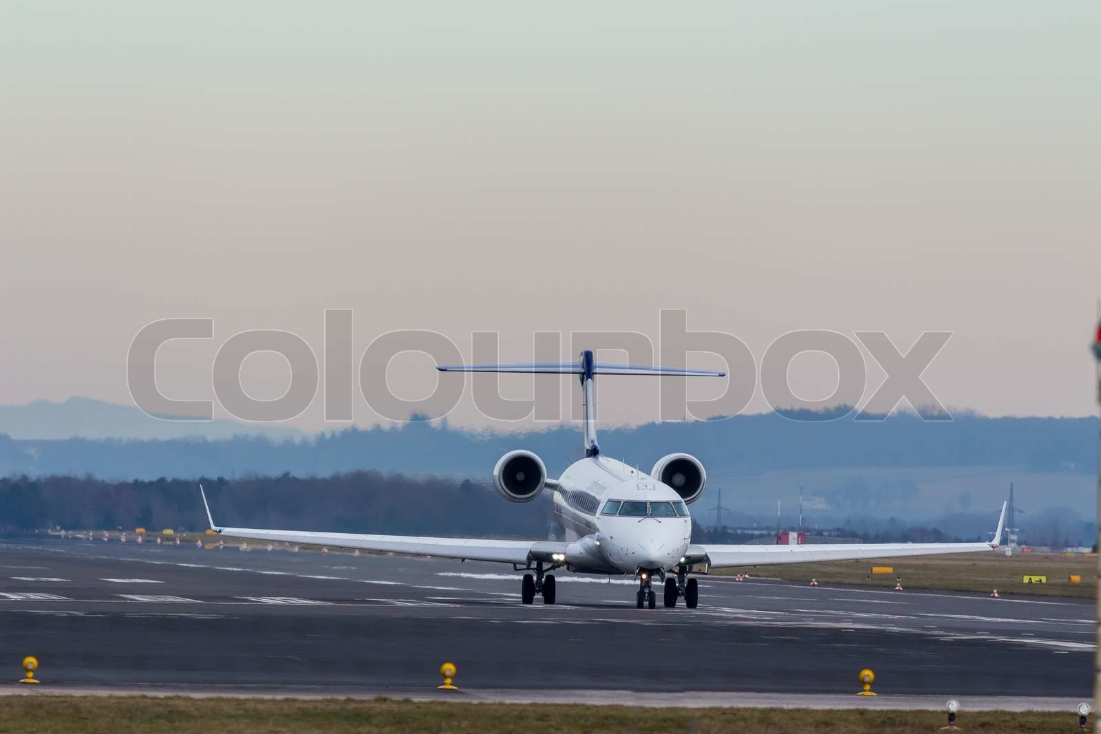 plane on the runway | Stock image | Colourbox