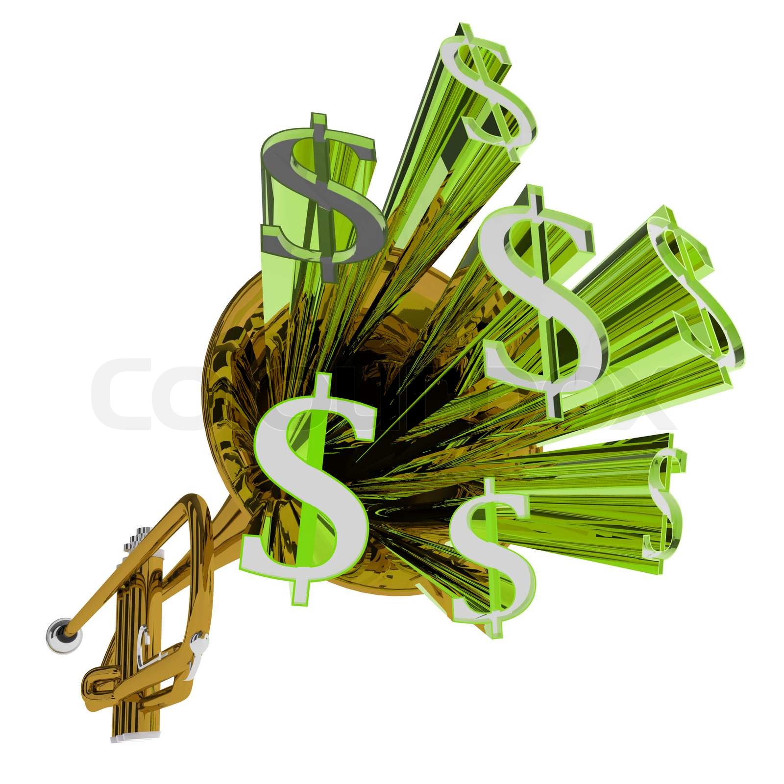 Dollar Sign Means Money Currency And Finances | Stock image | Colourbox