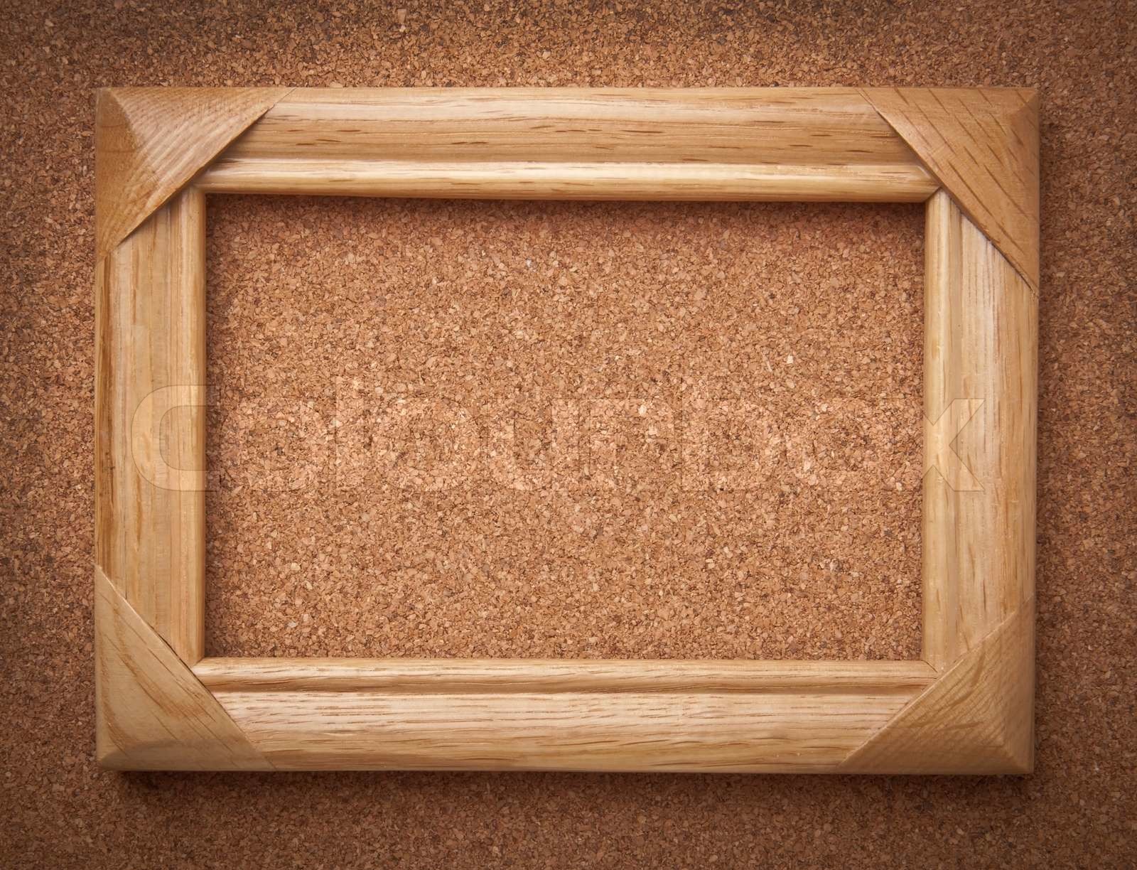 wooden frame on wall | Stock image | Colourbox