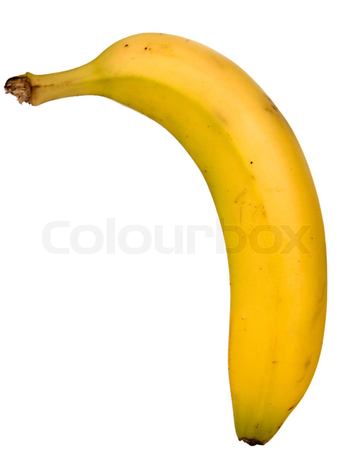 banan, frugt, minimalist | Stock foto | Colourbox