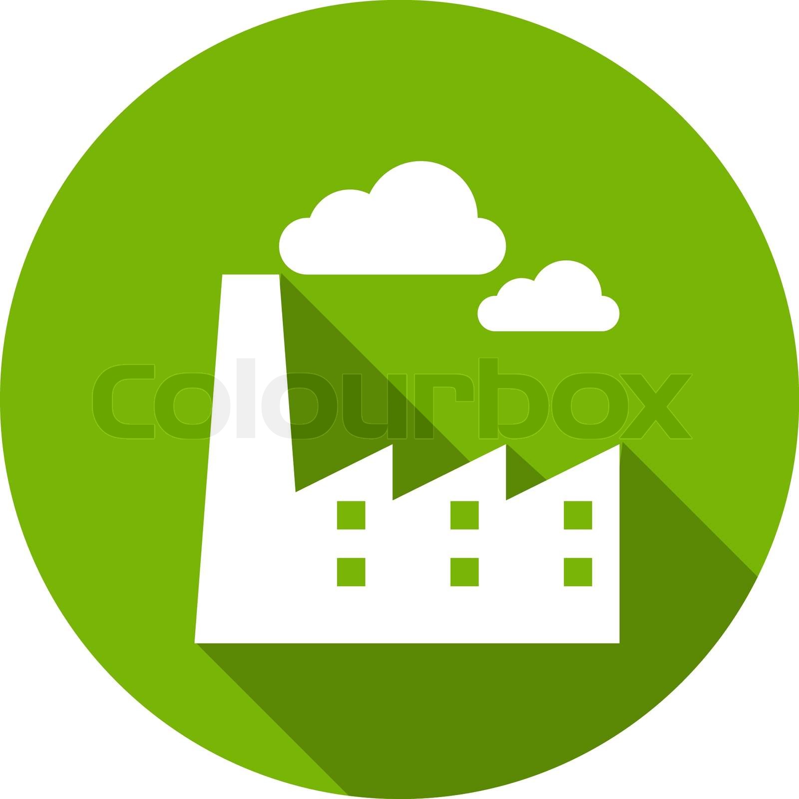 fabrik, icon, einfach | Stock-Vektor | Colourbox