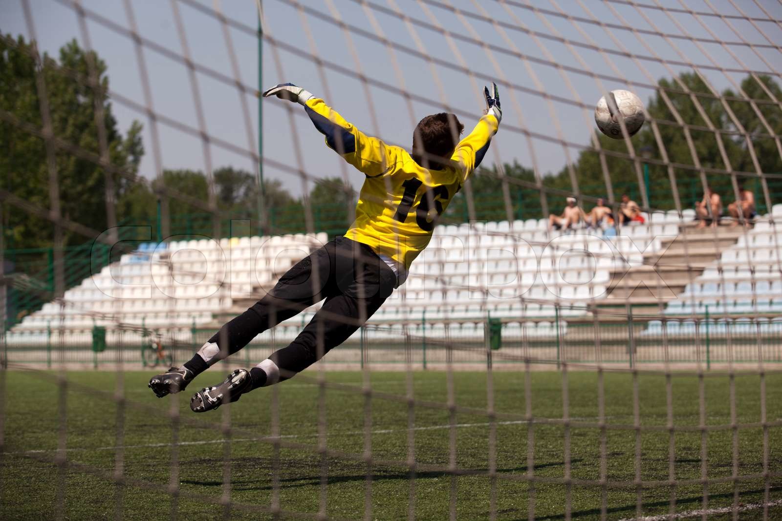 Goalkeeper | Stock image | Colourbox