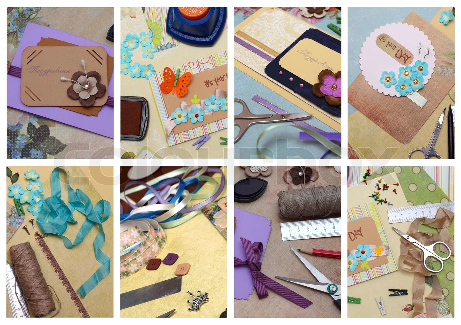 collage scrapbook | Stock image | Colourbox