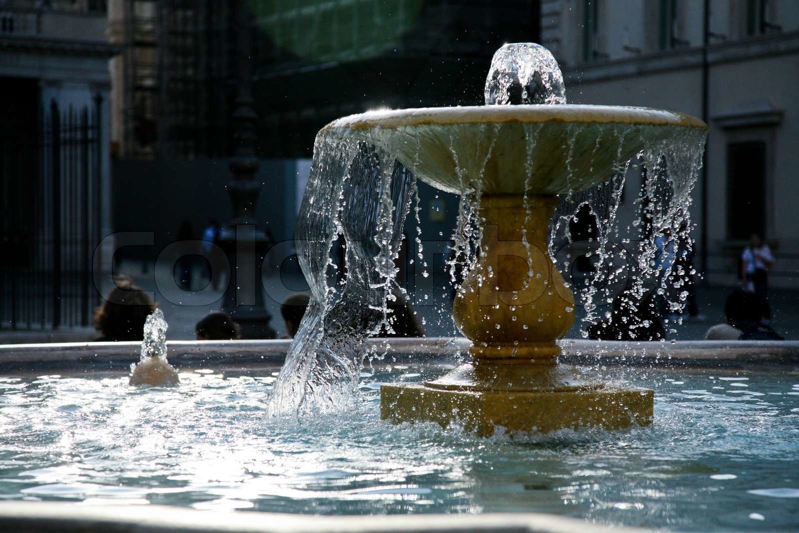 rom, fontäne, italien | Stock Bild | Colourbox