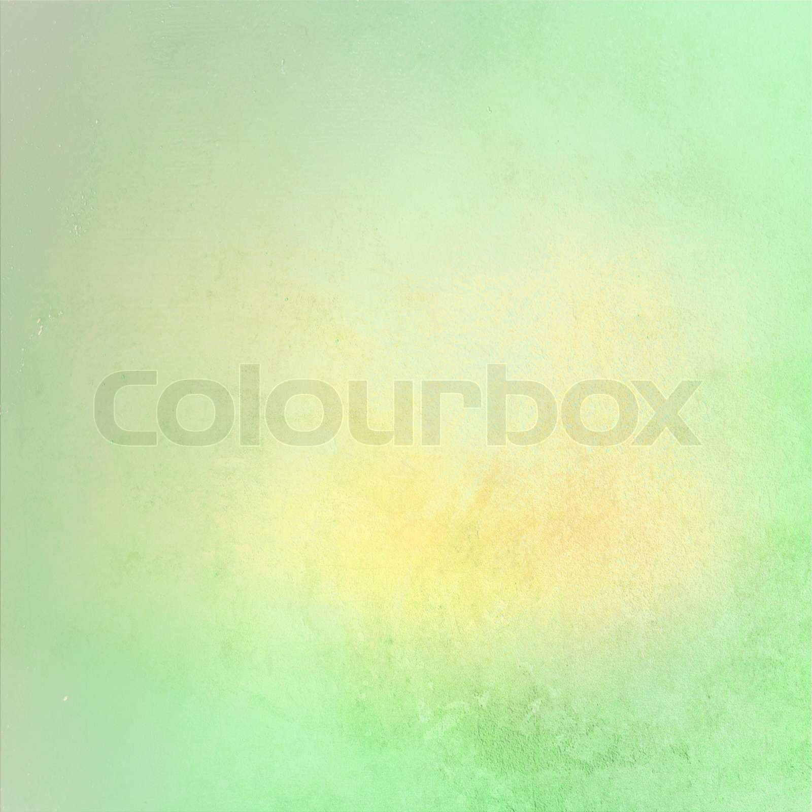Pastell Grün und gelb Hintergrund | Stock Bild | Colourbox