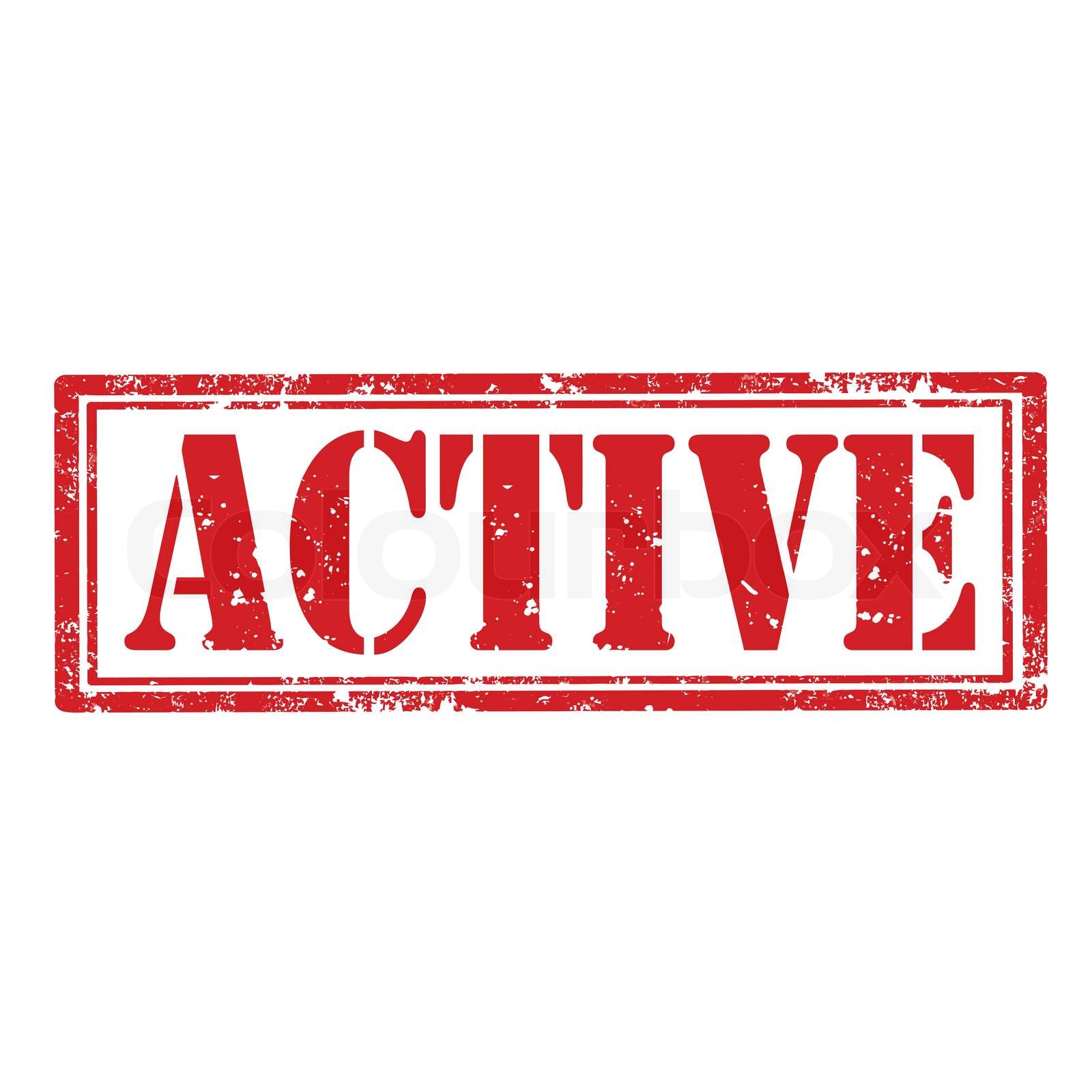 Active-stamp | Stock vector | Colourbox