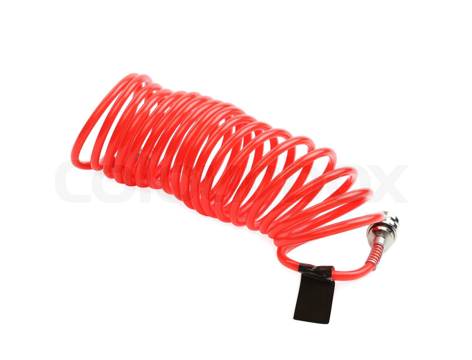 Plastic spring. | Stock image | Colourbox