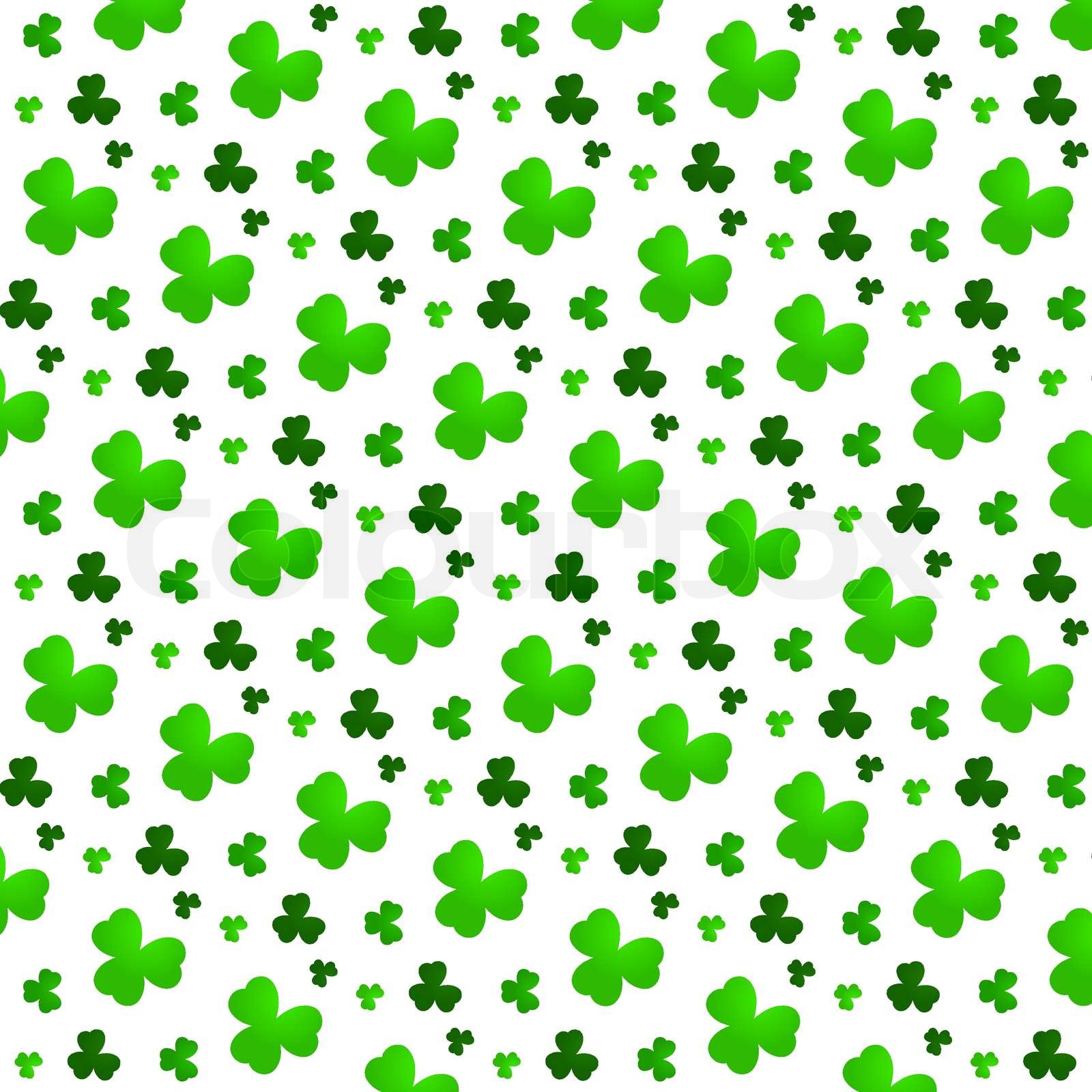 Seamless Clover Background | Stock vector | Colourbox