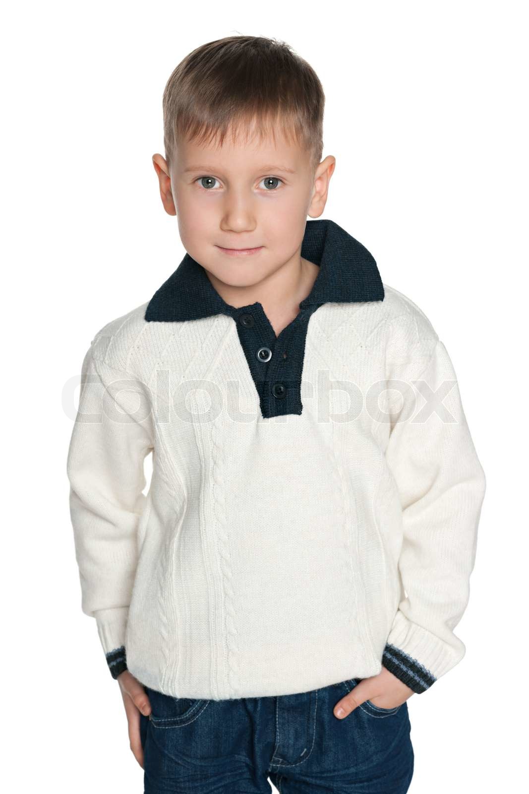 Handsome smiling boy | Stock image | Colourbox
