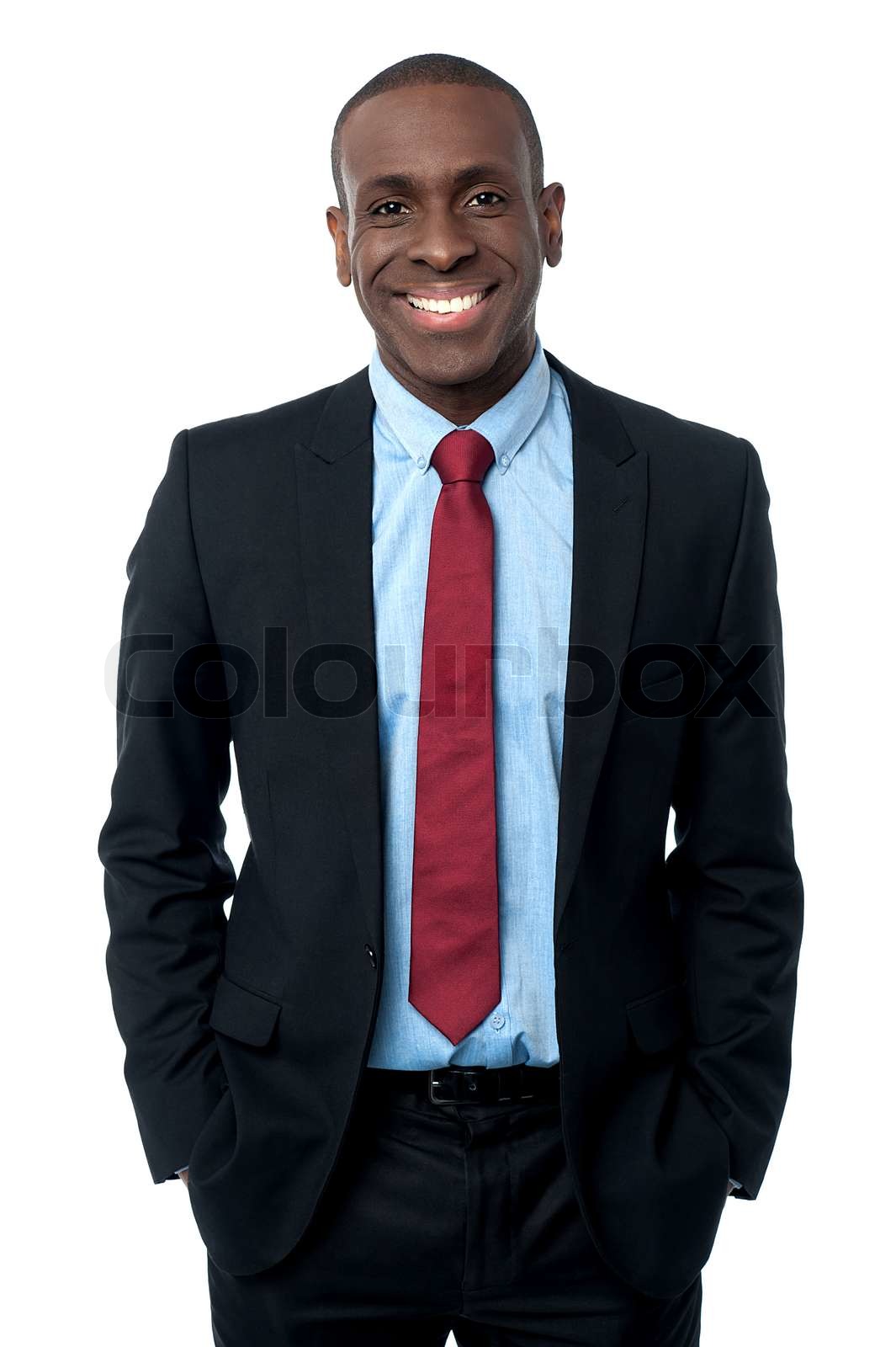 Smiling modern african businessman | Stock image | Colourbox