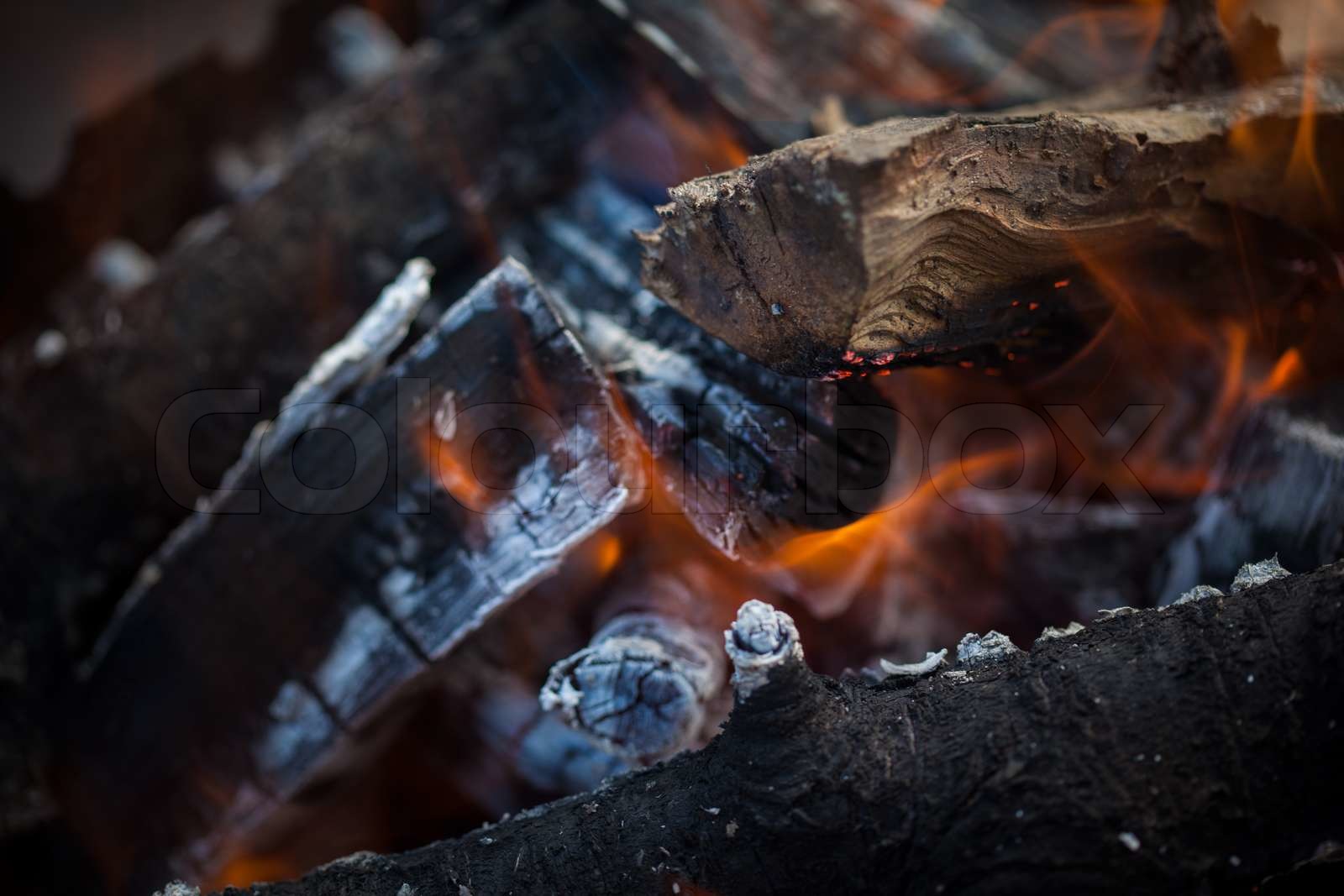 blazing fire | Stock image | Colourbox