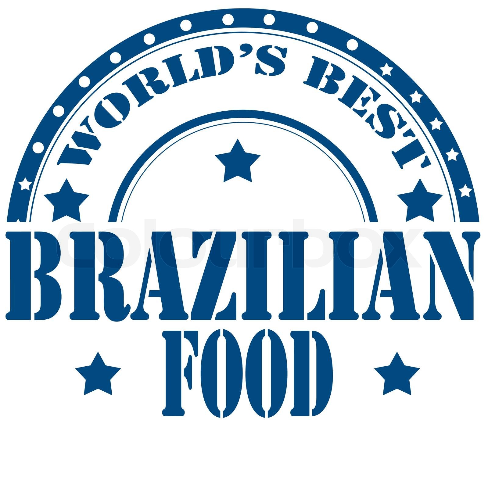 Brazilian Food-label | Stock vector | Colourbox