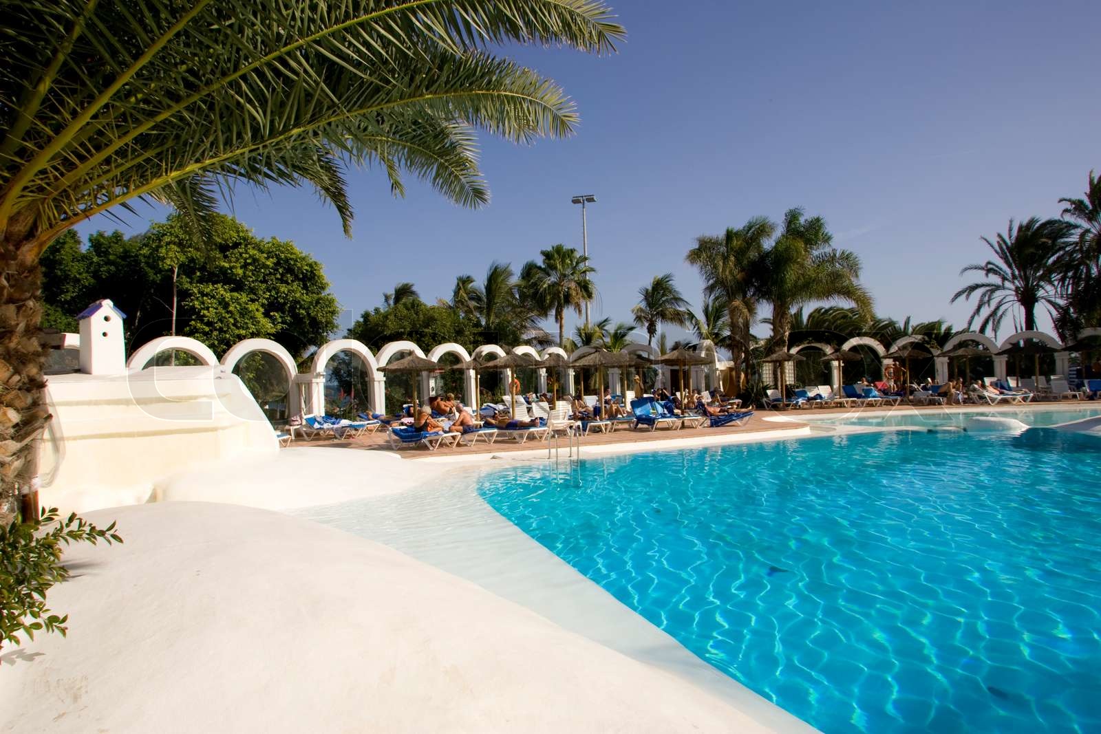 pool, spain, pools | Stock image | Colourbox