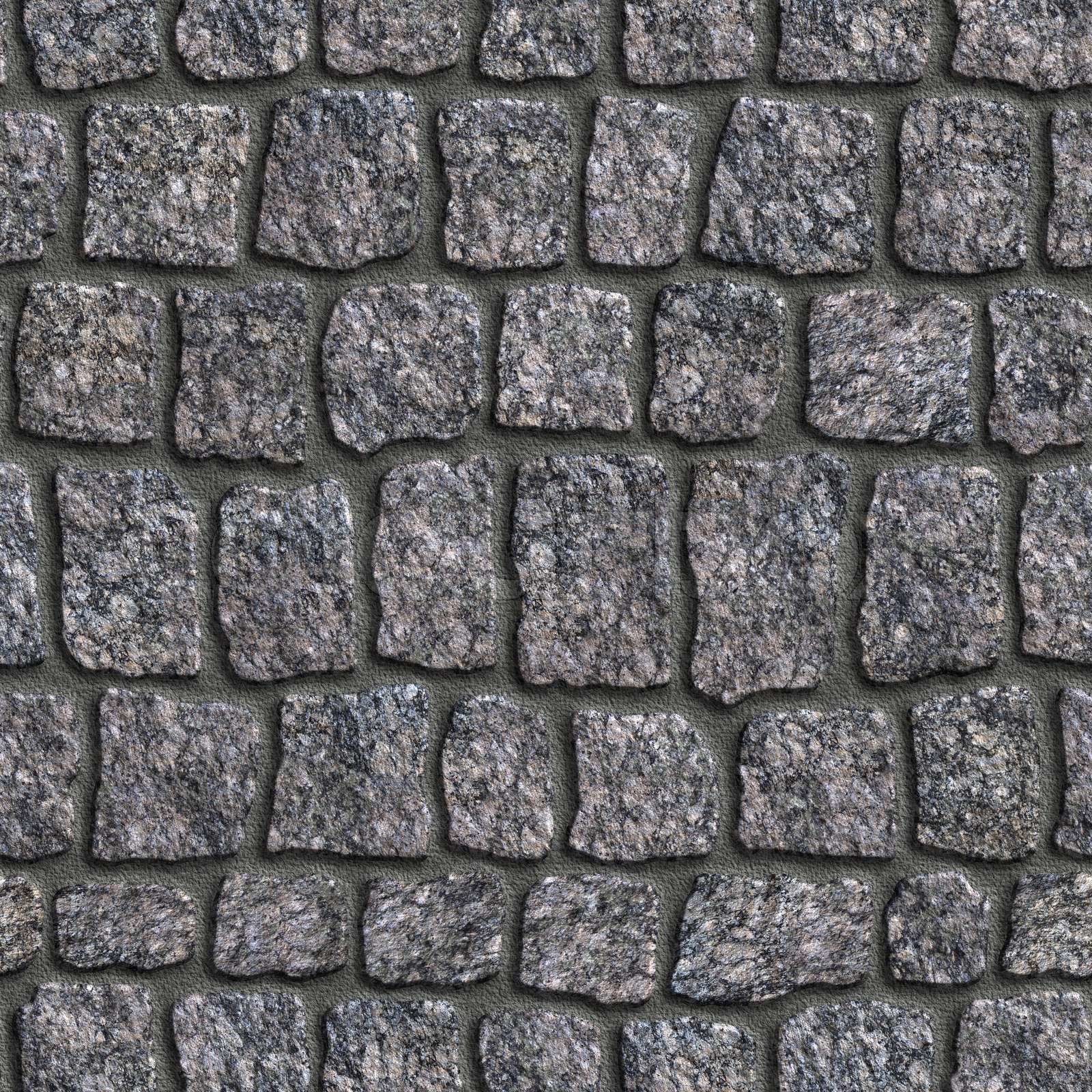 Granite Sett. Seamless Tileable Texture. | Stock image | Colourbox