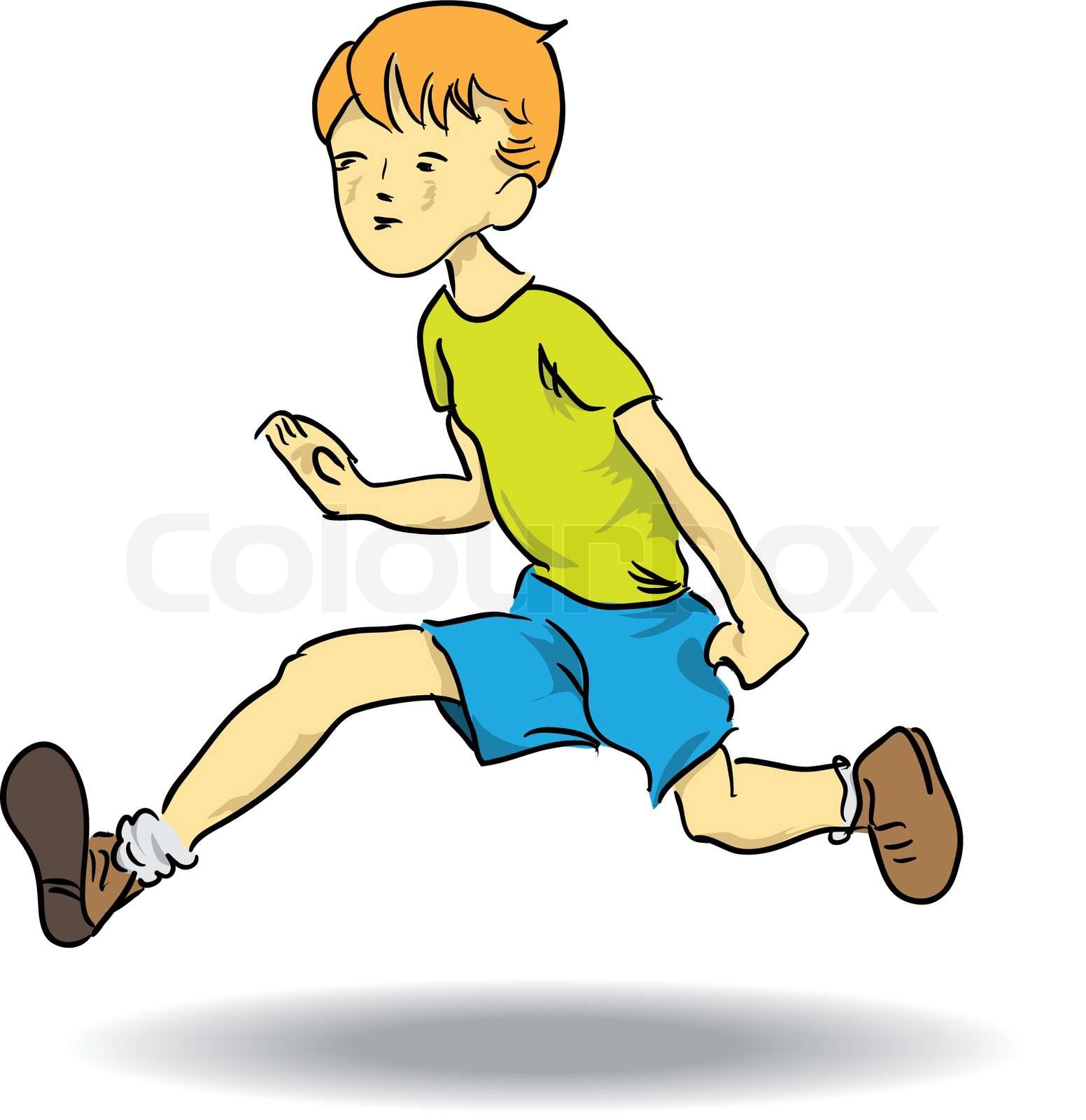 Broad jump | Stock vector | Colourbox