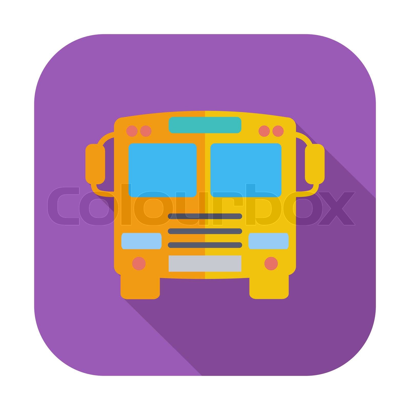 Bus-Symbol. | Stock-Vektor | Colourbox