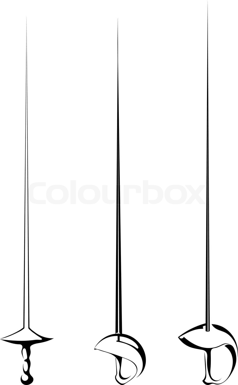 Tattoo-Degen | Stock-Vektor | Colourbox