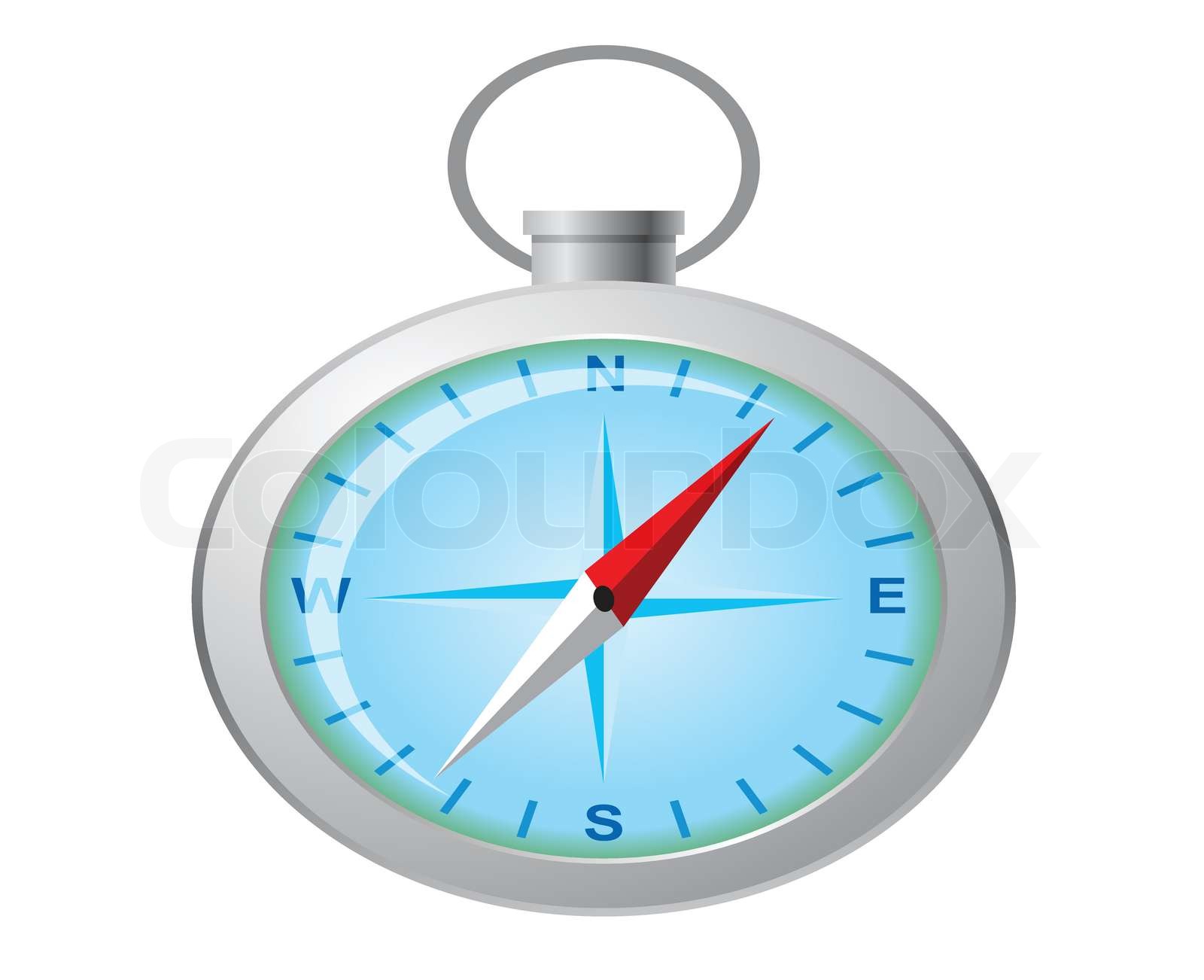 Kompass Abbildung | Stock-Vektor | Colourbox